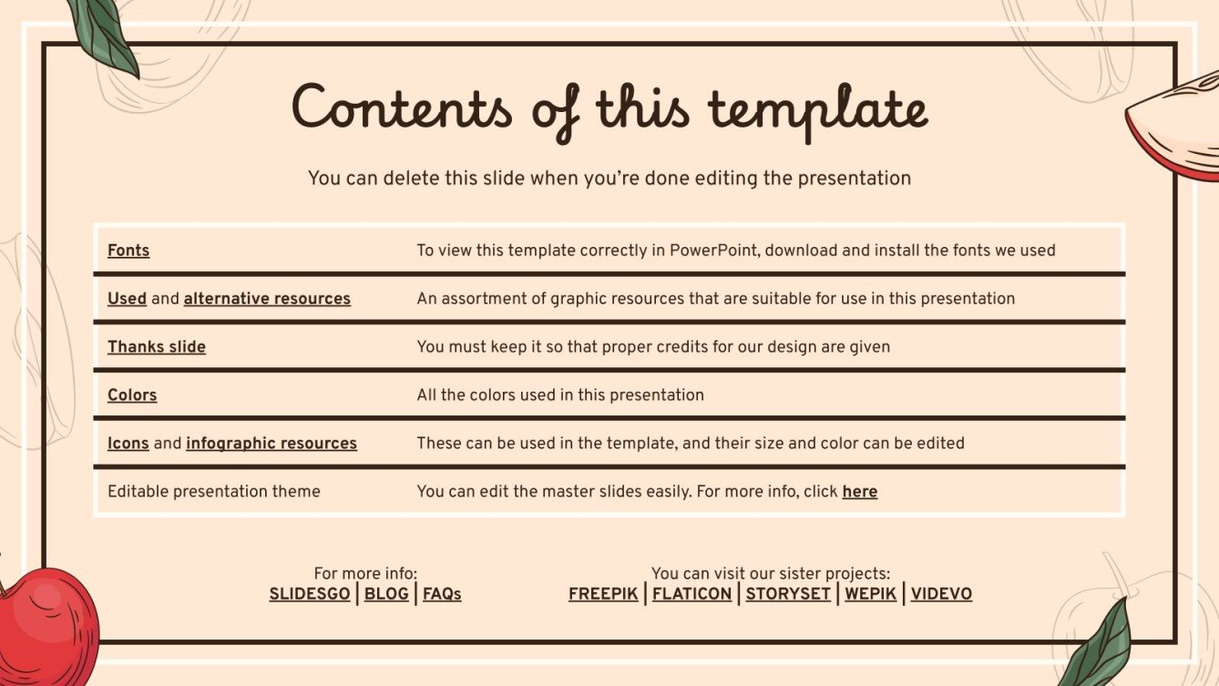 Apple Pie Presentation Template Presentation