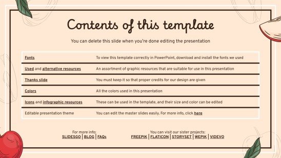 Apple Pie Presentation Template Presentation