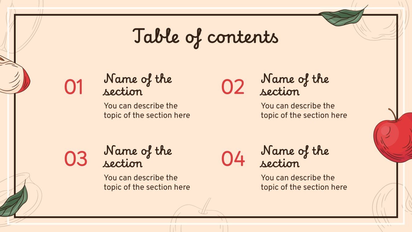 Apple Pie Presentation Template Presentation