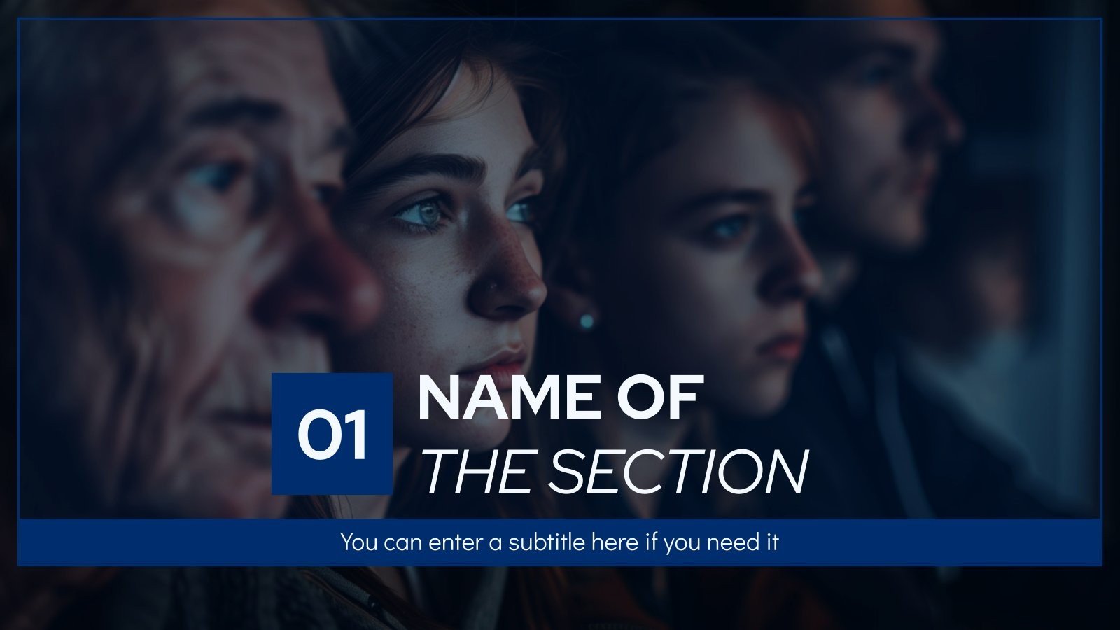 Cold Silence Presentation Template Presentation