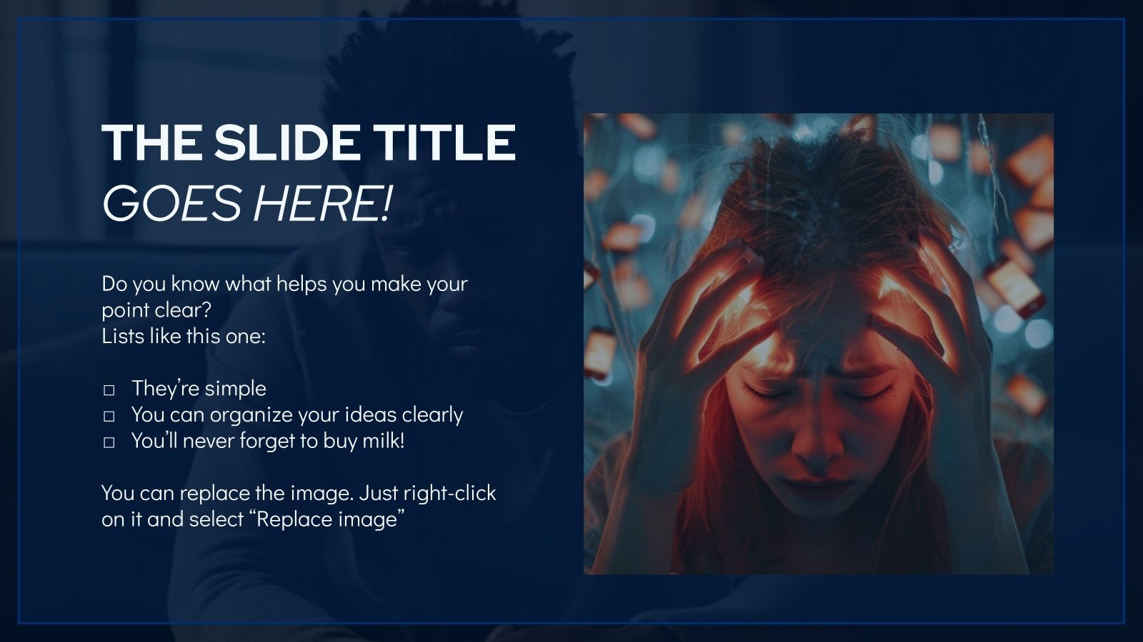 Cold Silence Presentation Template Presentation