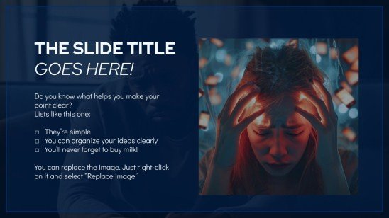 Cold Silence Presentation Template Presentation