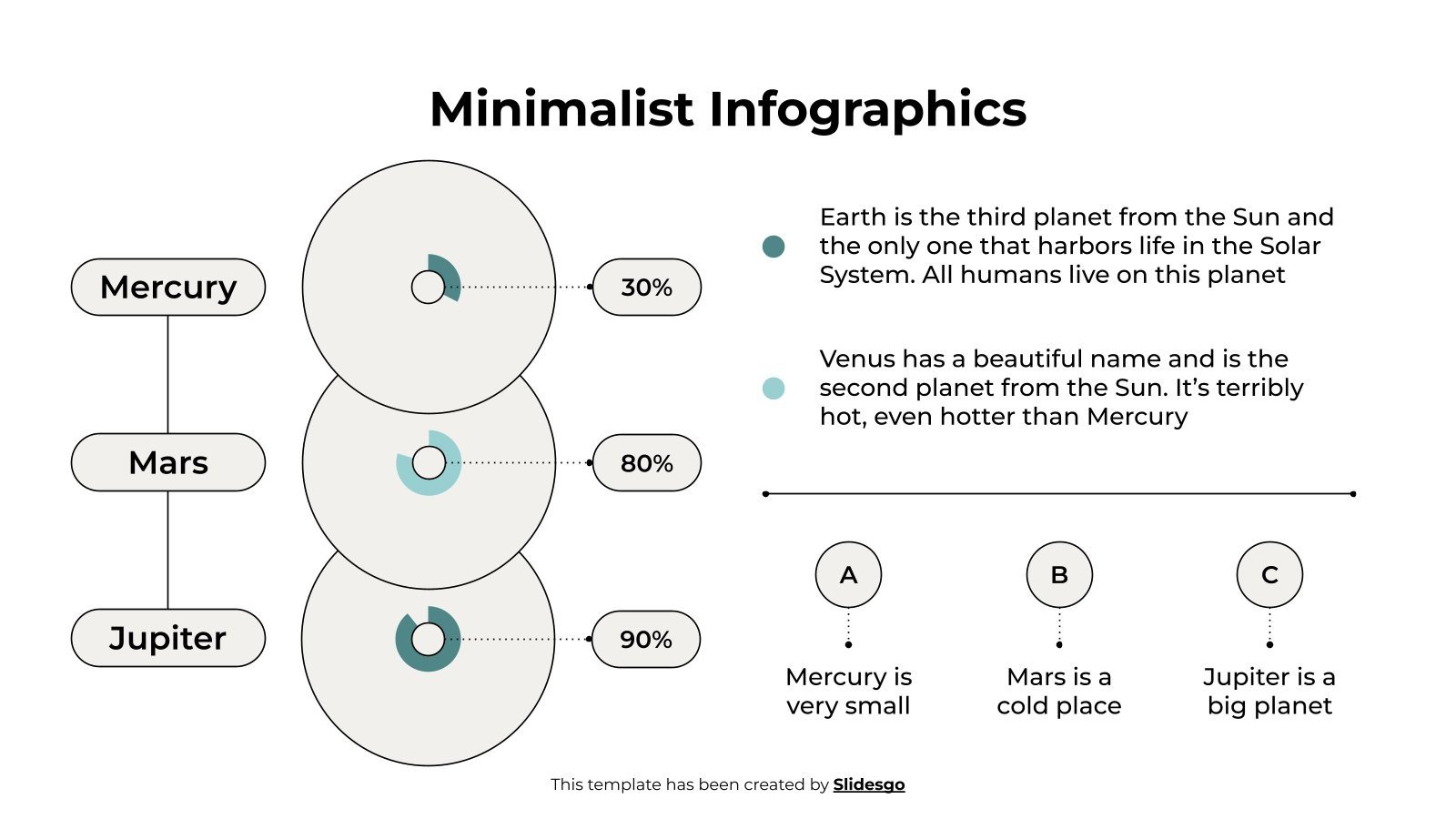 Minimalist Infographics Template