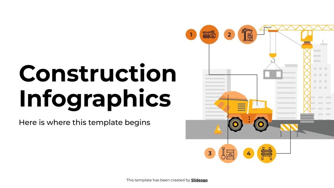 Construction Infographics Template