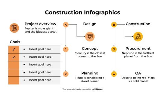 Construction Infographics Template