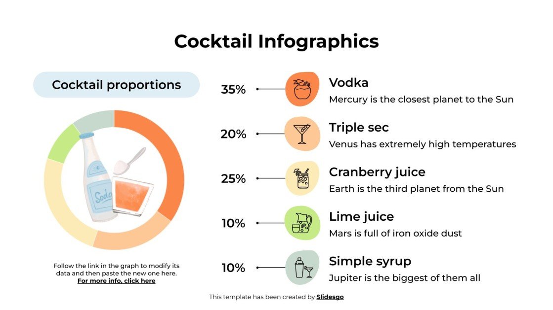 Cocktail Infographics Template