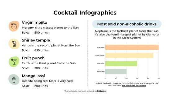 Cocktail Infographics Template