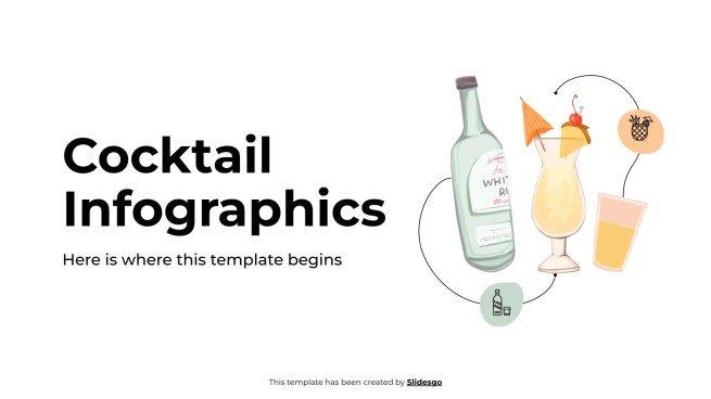 Free templates about Cocktails for Google Slides & PowerPoint