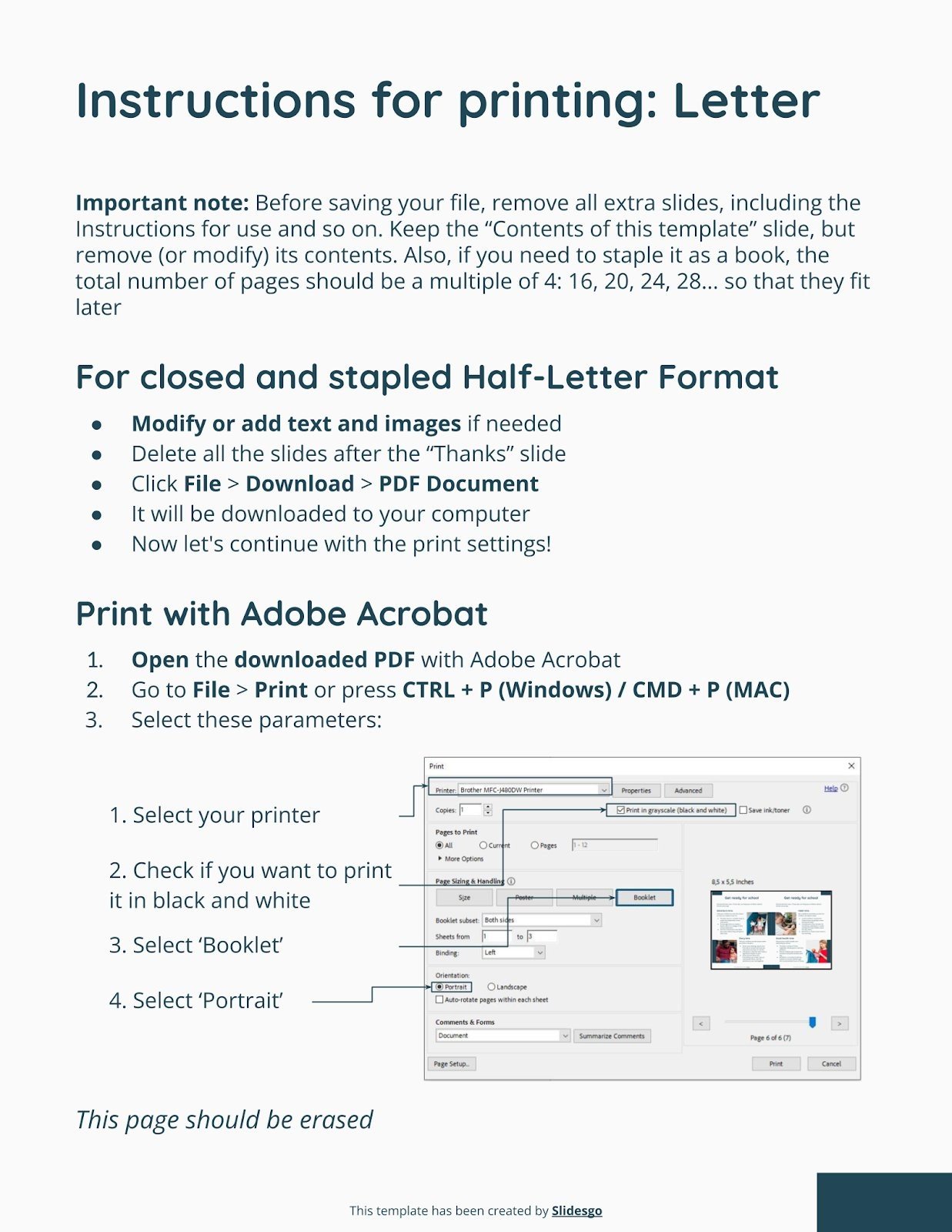 All About School Handout Presentation