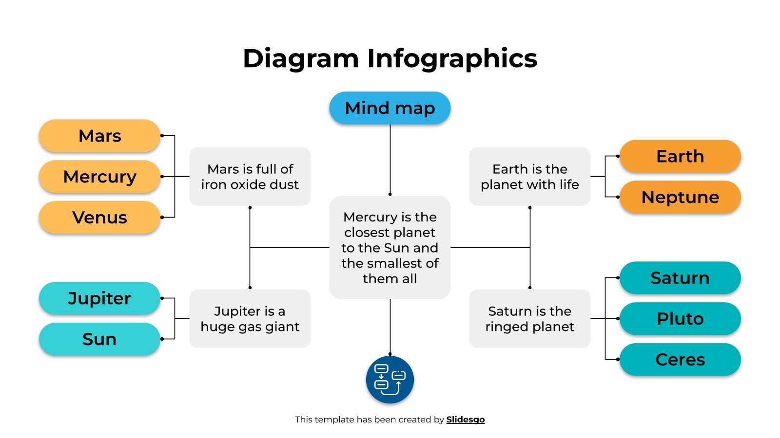 Plantilla Infografía de diagrama