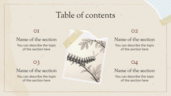 Caterpillar Presentation Template Presentation