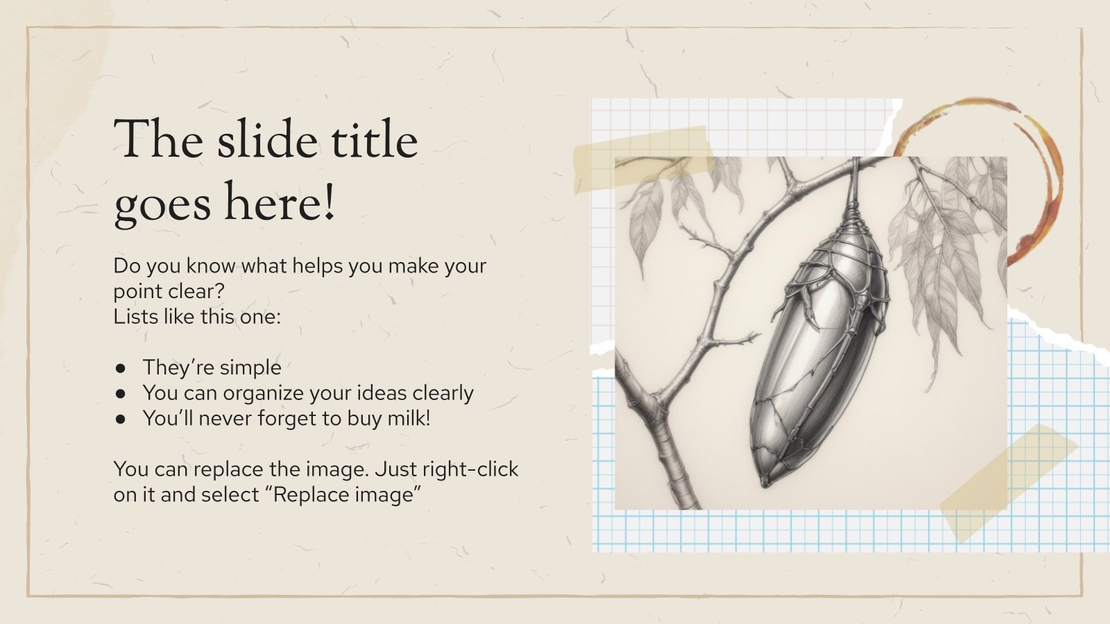 Caterpillar Presentation Template Presentation