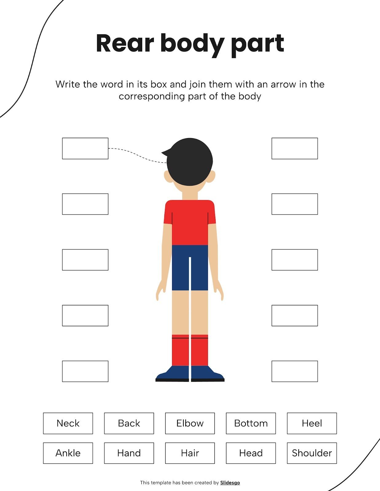 Body parts Worksheet Presentation