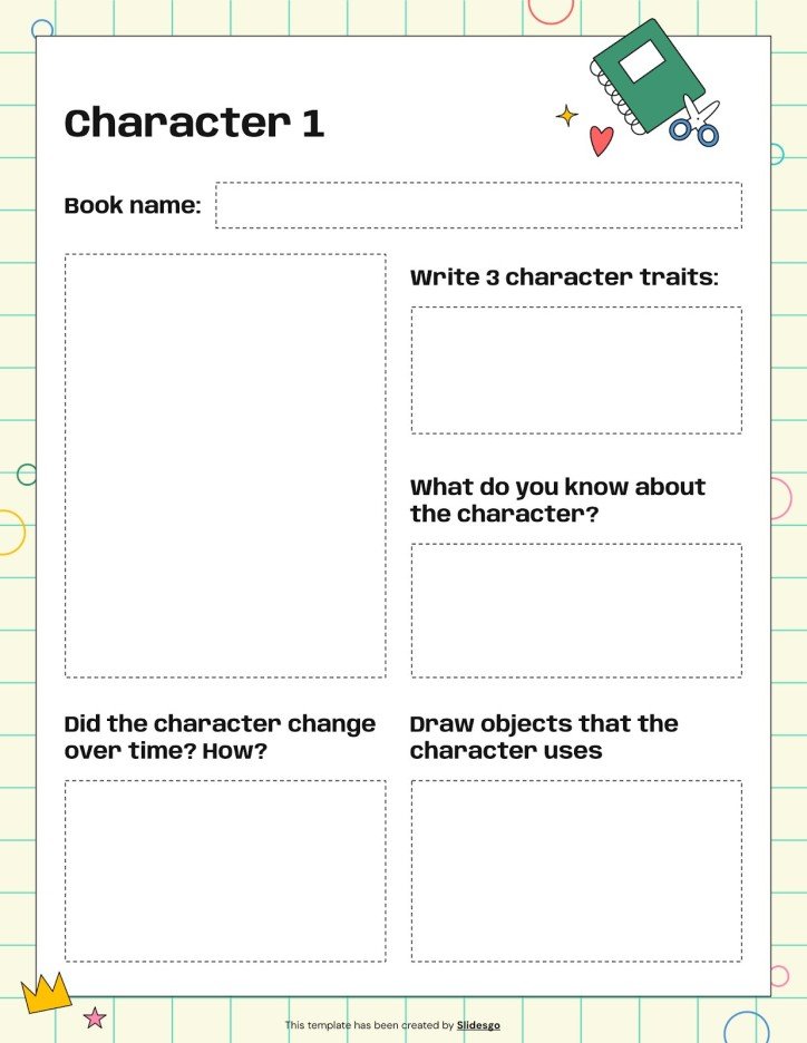 Character Map Worksheet Presentation