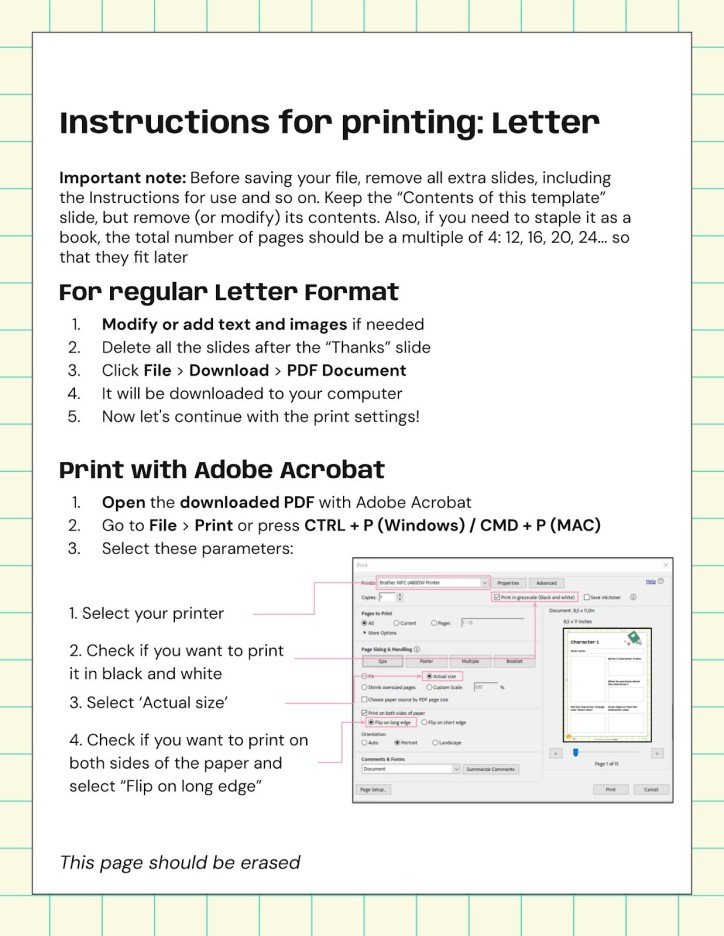 Character Map Worksheet Presentation
