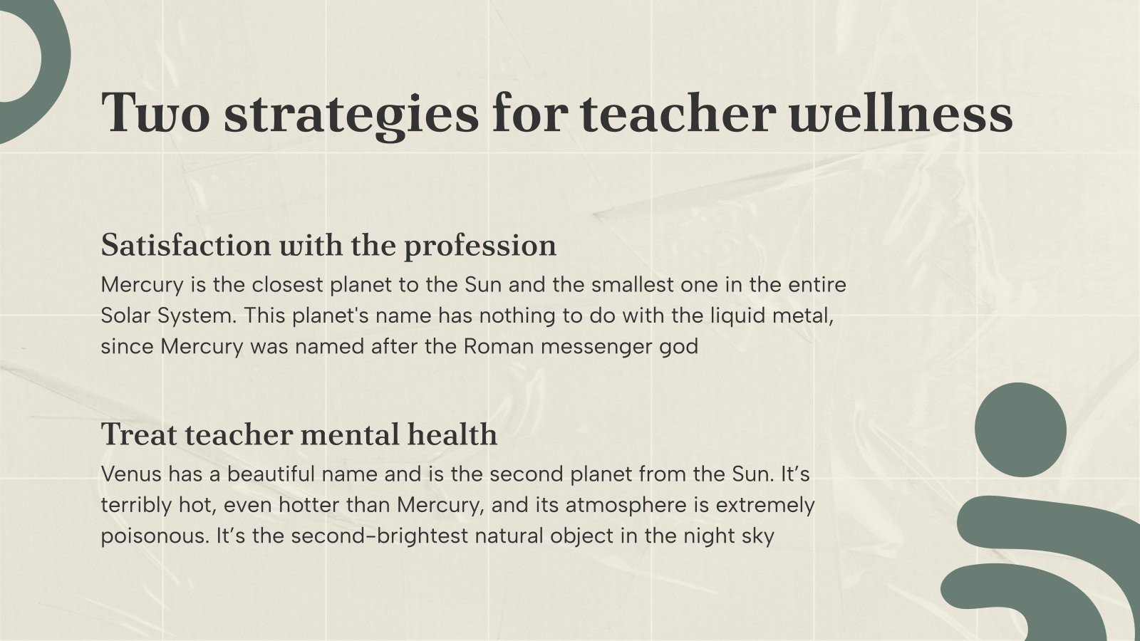 Teacher Wellness Techniques and Tips Presentation