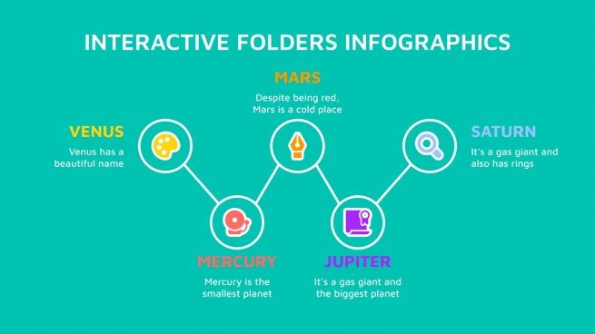 Interactive Folders Infographics | Google Slides and PPT