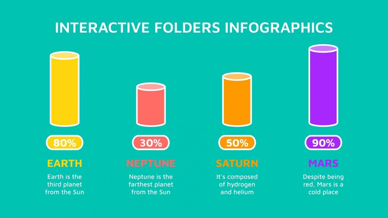 Interactive Folders Infographics | Google Slides and PPT