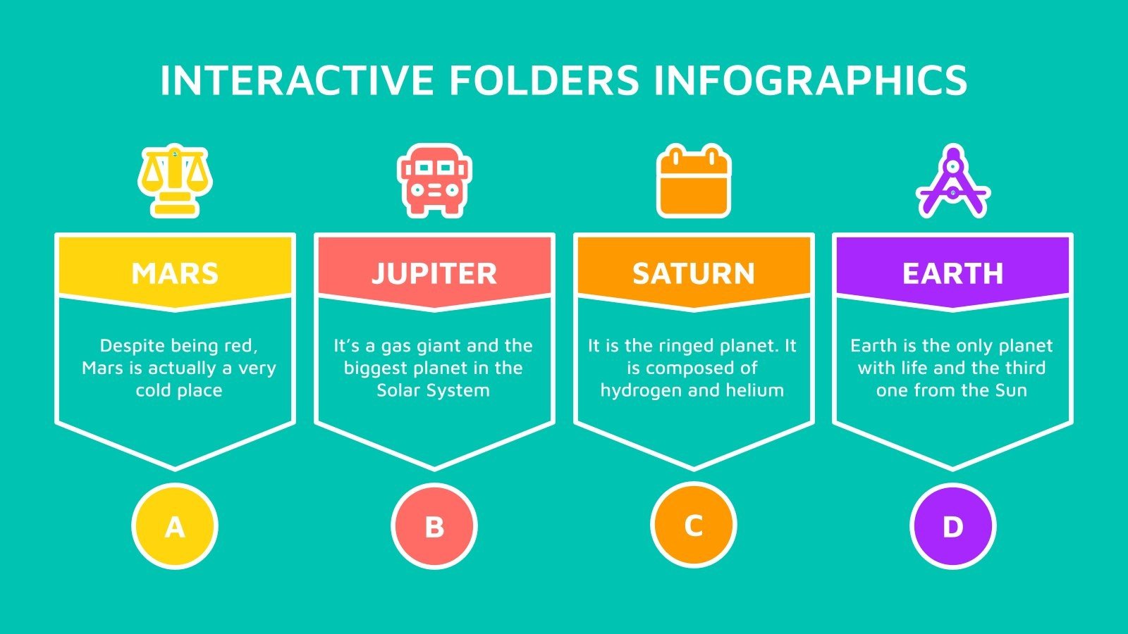 Interactive Folders Infographics | Google Slides and PPT