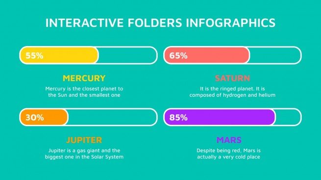 Interactive Folders Infographics | Google Slides and PPT