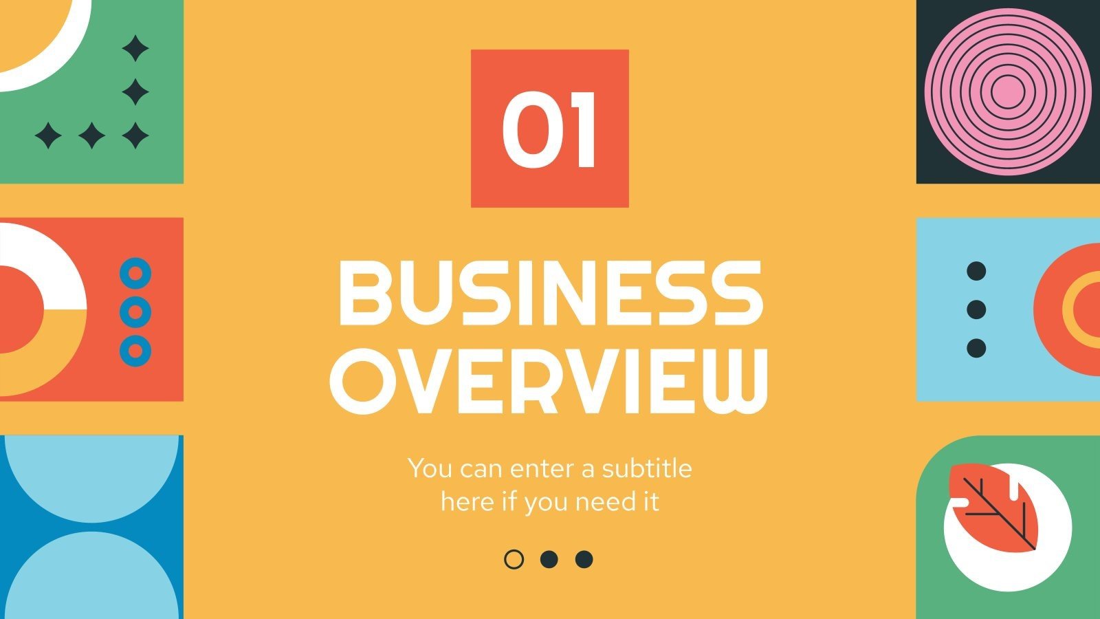 Creative Business Model Canvas | Google Slides & PPT template