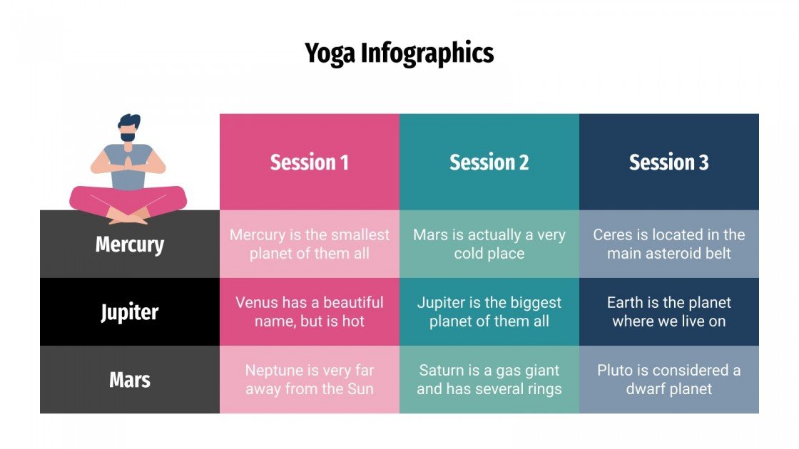 Yoga Infographics | Google Slides and PowerPoint template