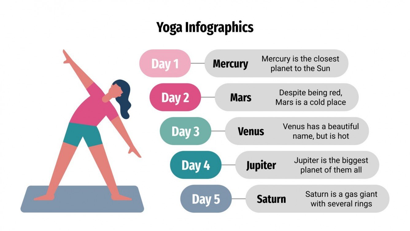 Yoga Infographics | Google Slides and PowerPoint template