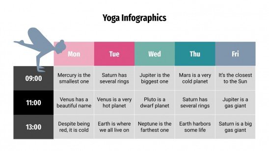 Yoga Infographics | Google Slides and PowerPoint template