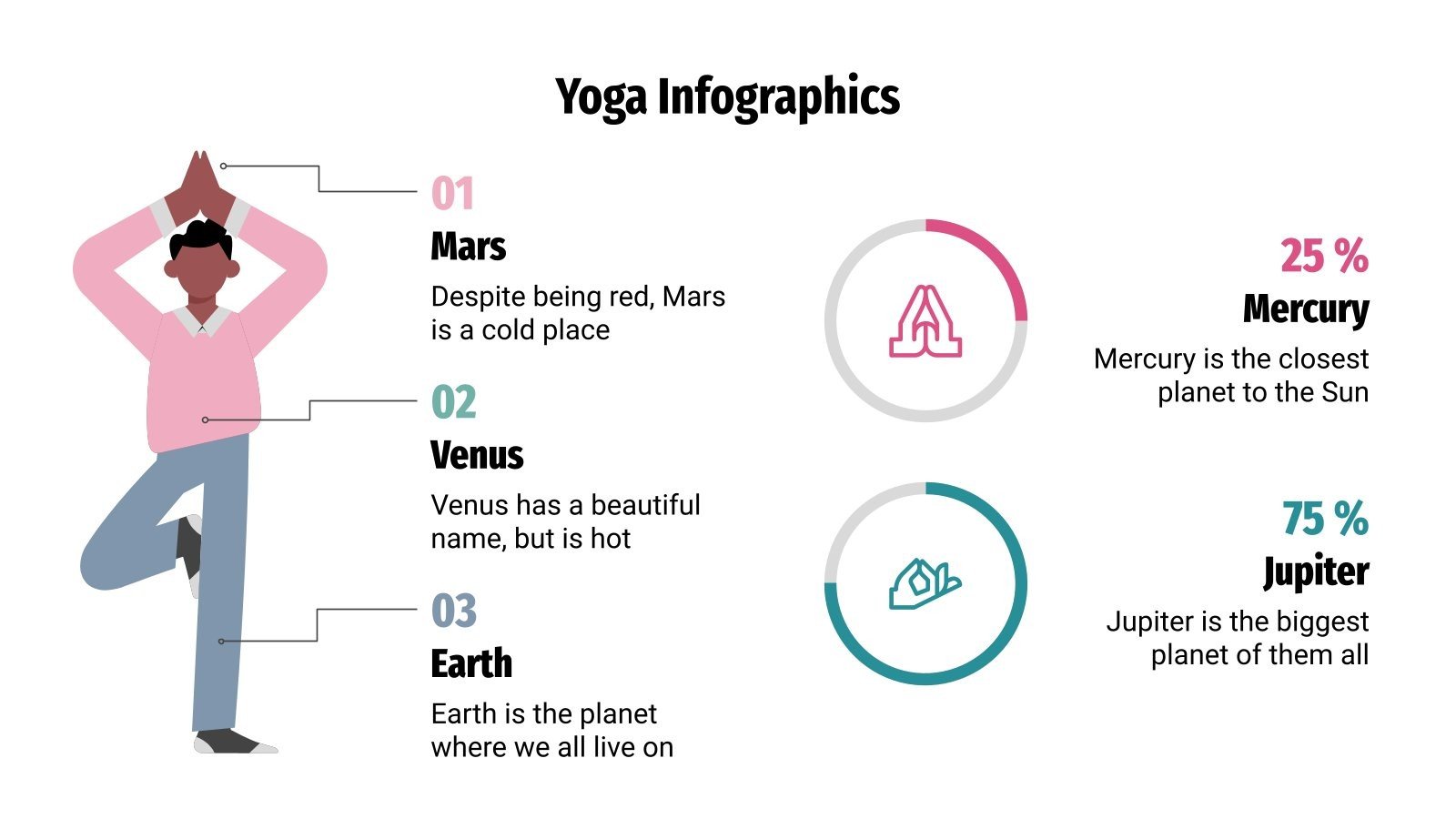 Yoga Infographics | Google Slides and PowerPoint template