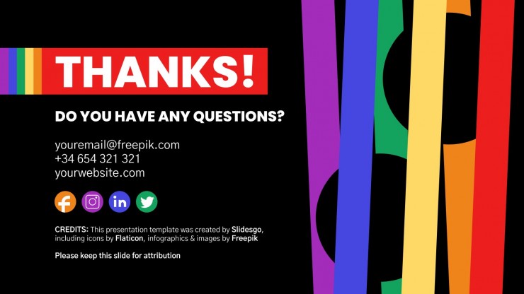 LGBT+ Inclusive Company Profile | Google Slides and PPT