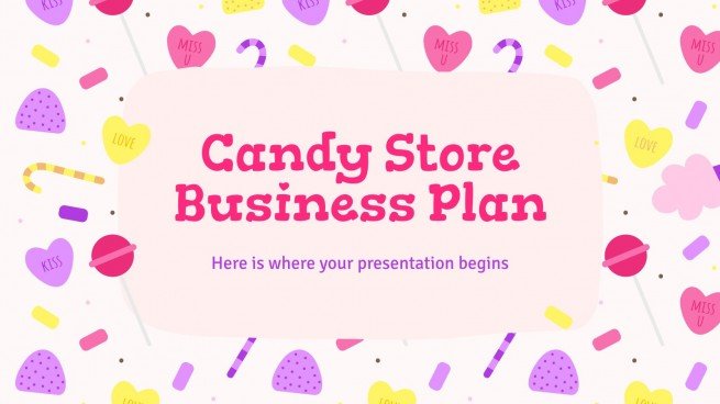 Candy Store Business Plan | Google Slides and PPT template