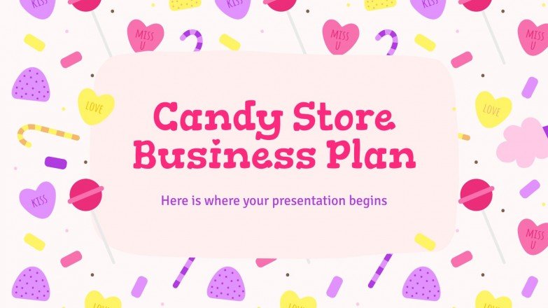 Candy Store Business Plan | Google Slides and PPT template