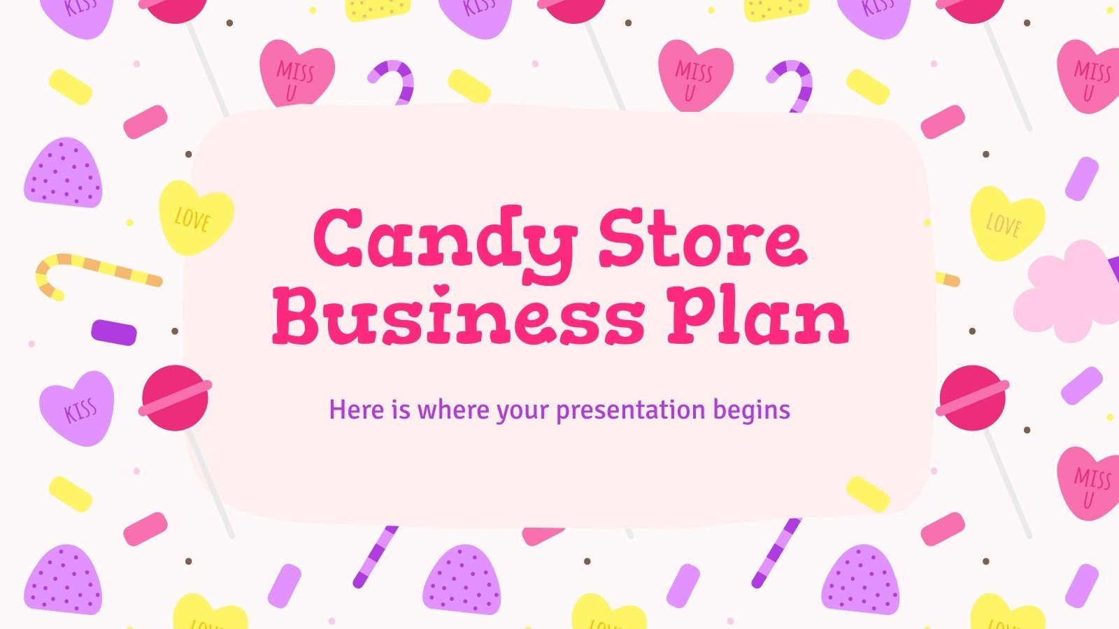 Free Candy Google Slides and PowerPoint templates