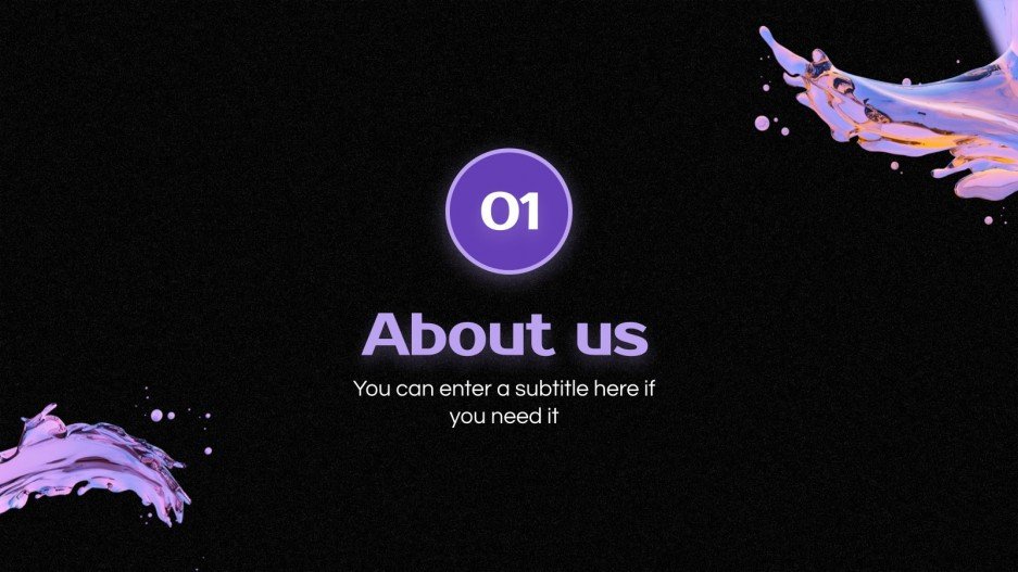 Abstract Liquid Shapes Agency | Google Slides & PPT template