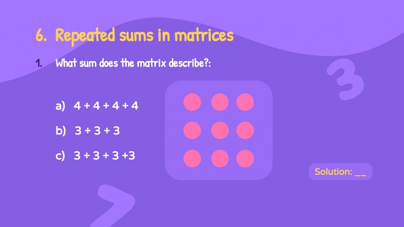 Operations and Algebraic Thinking | Google Slides & PPT