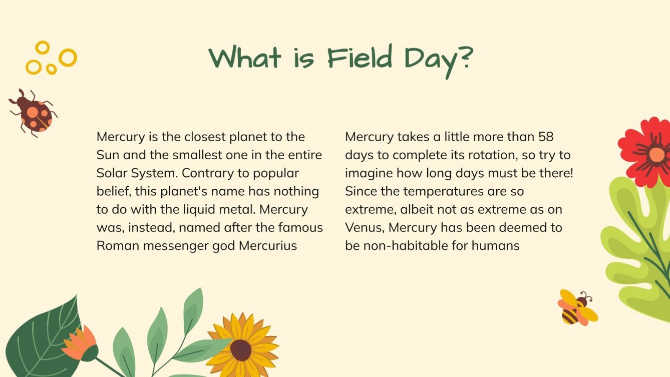 Field Day Activities Presentation