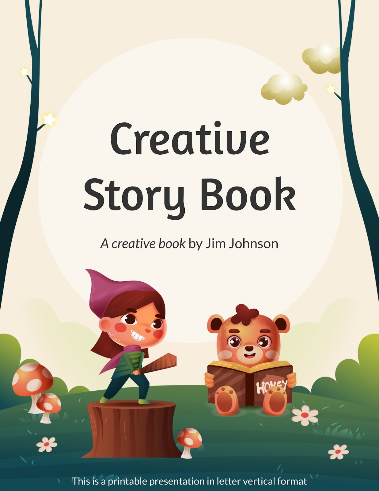 Creative Story Book Template