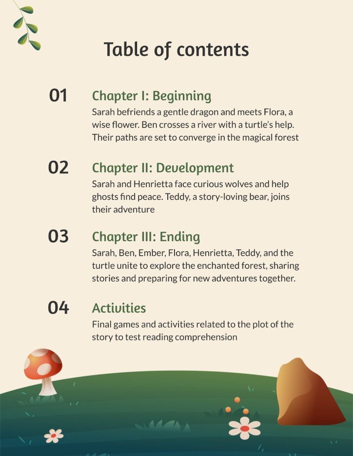 Creative Story Book Template