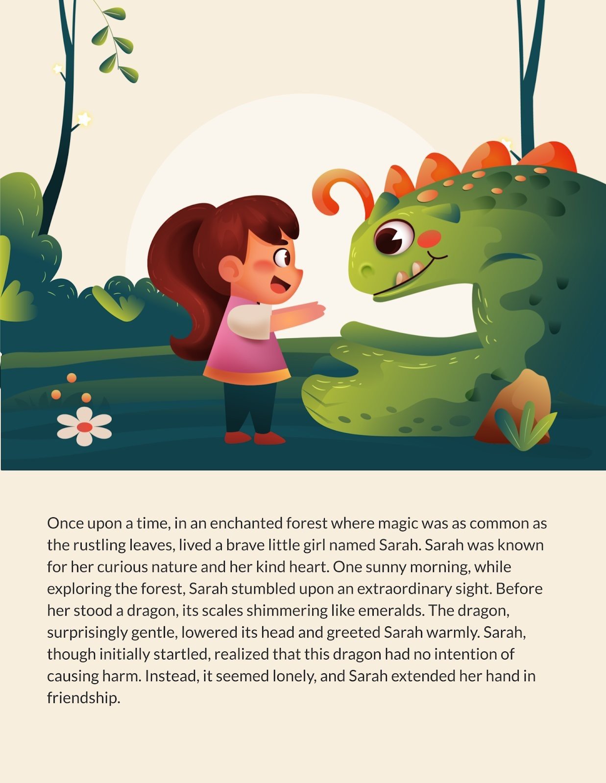 Creative Story Book Template