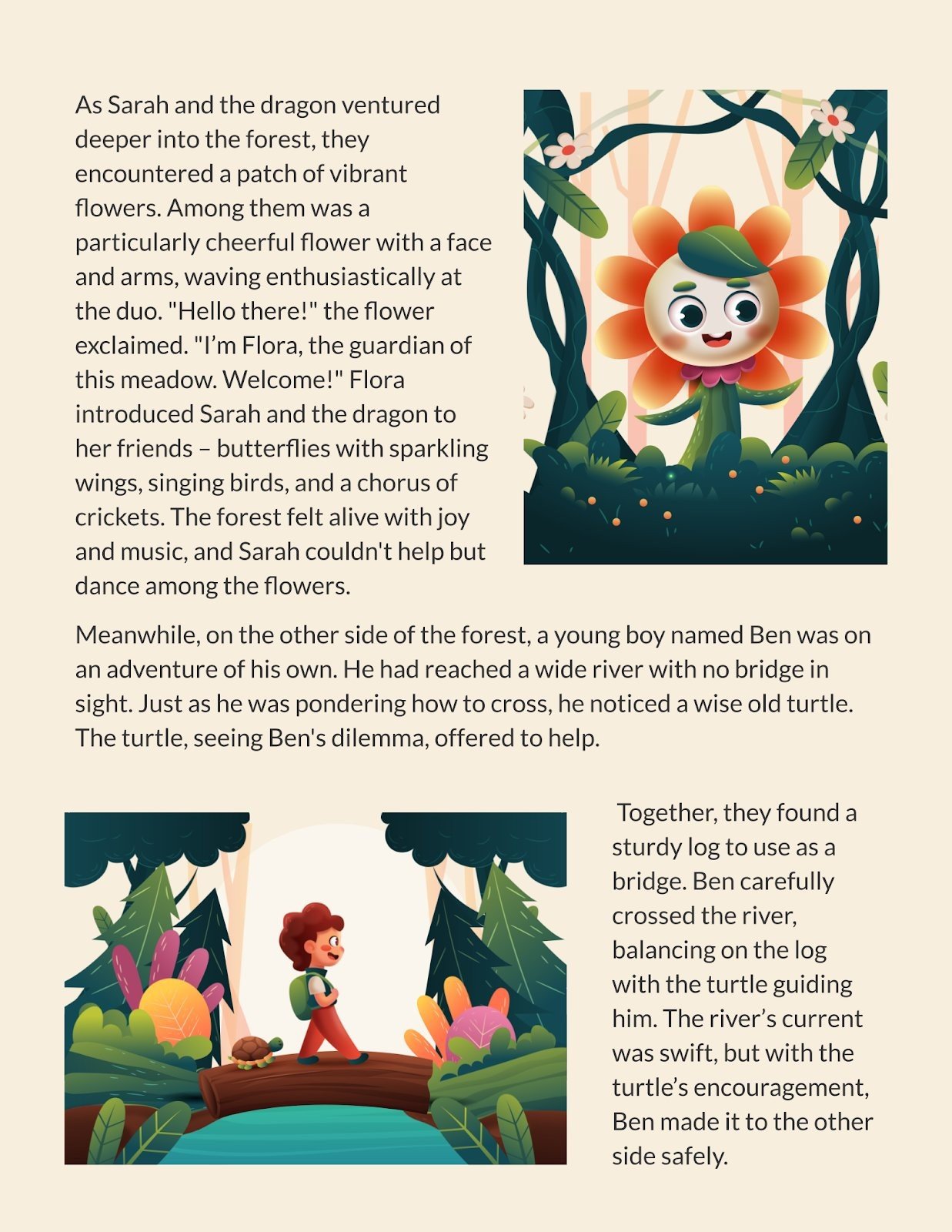 Creative Story Book Template