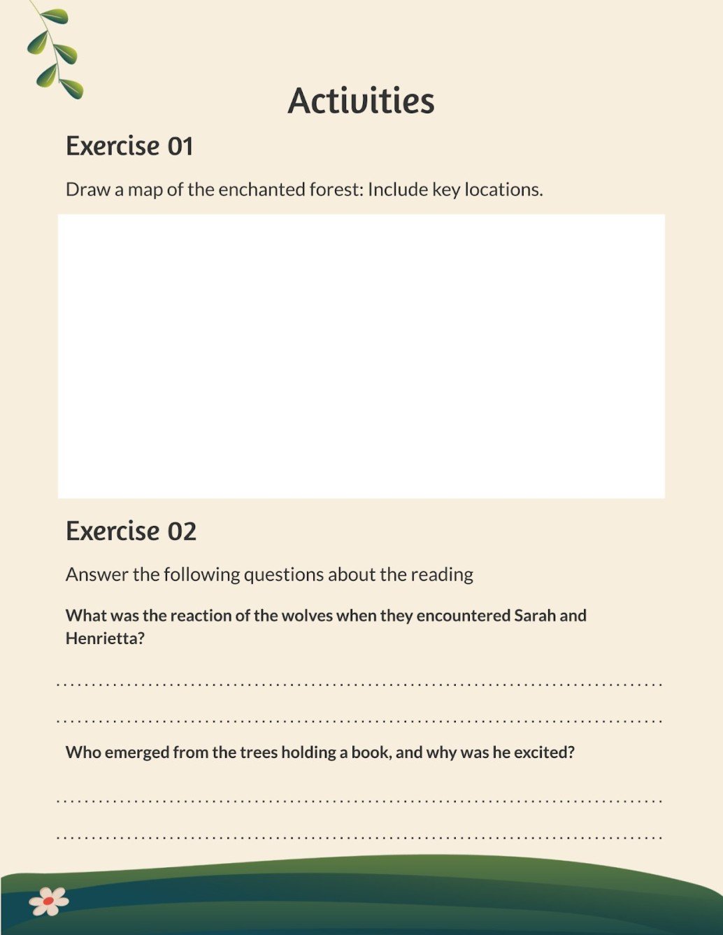 Creative Story Book Template