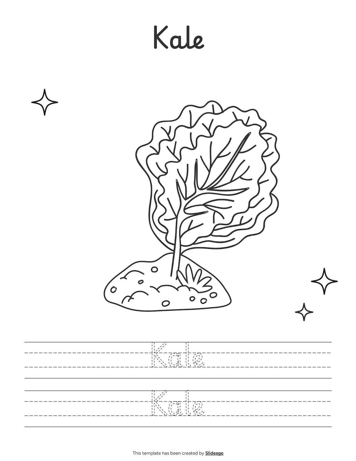 Alphabet A to Z Coloring Book Template