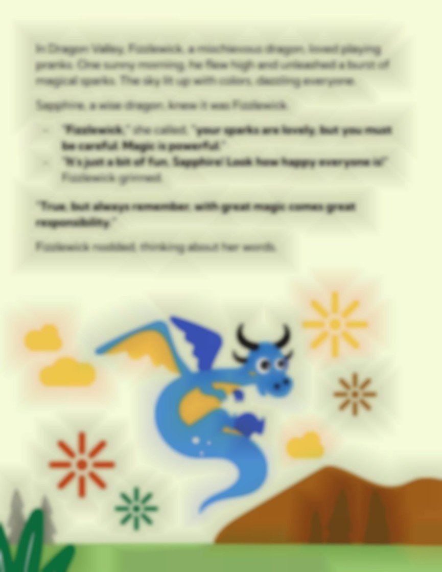 Dragons Story Book Presentation