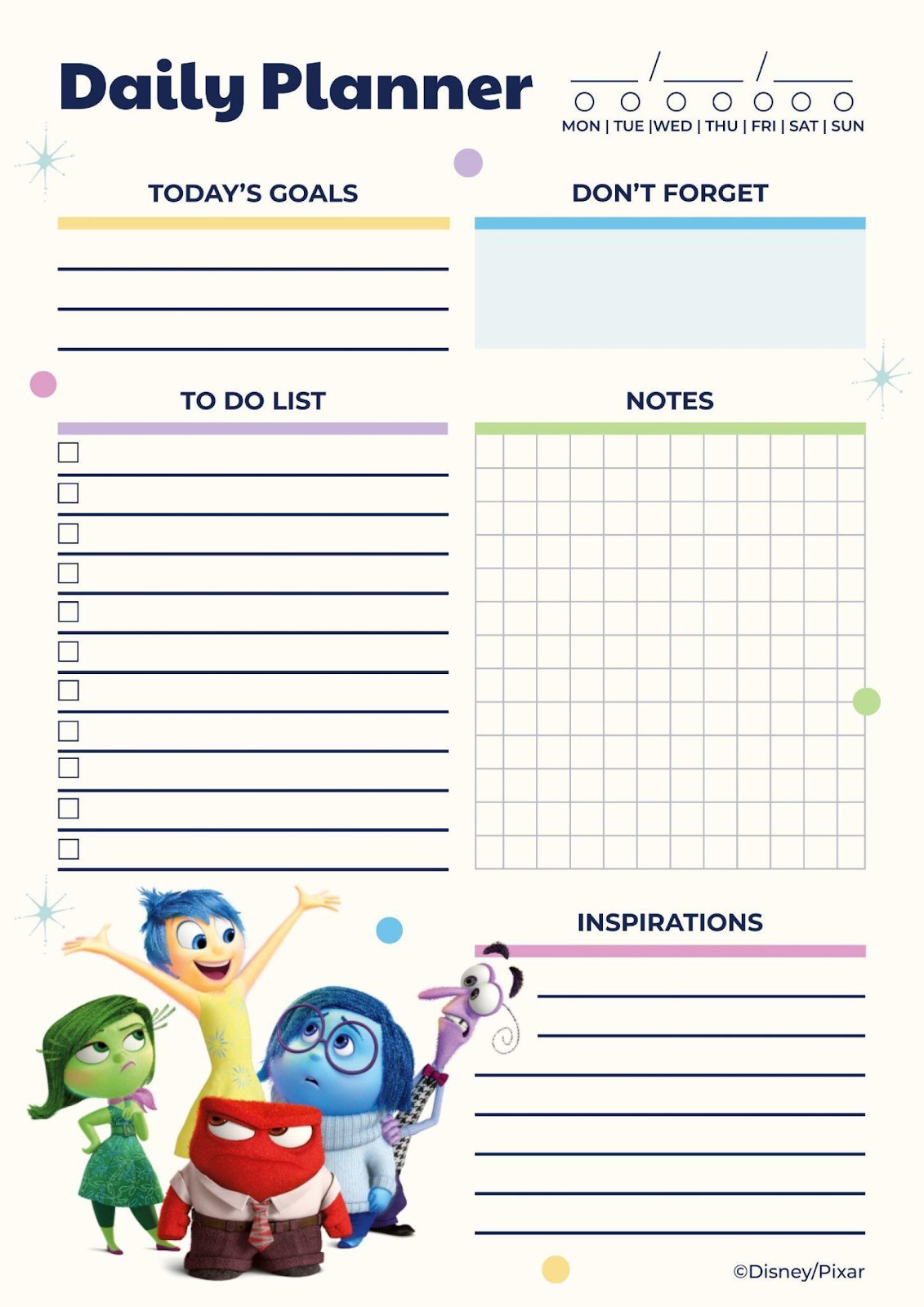 Inside Out Daily Planner Presentation