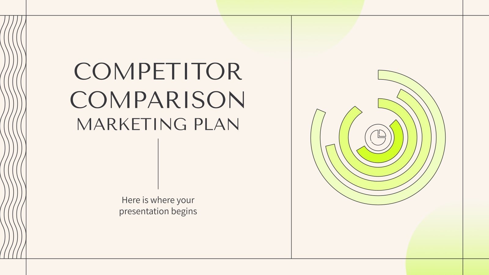 Competitor Comparison Marketing Plan Presentation