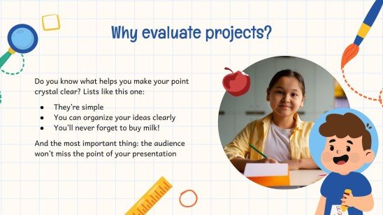 Project Evaluation in Pre-K and Elementary Presentation