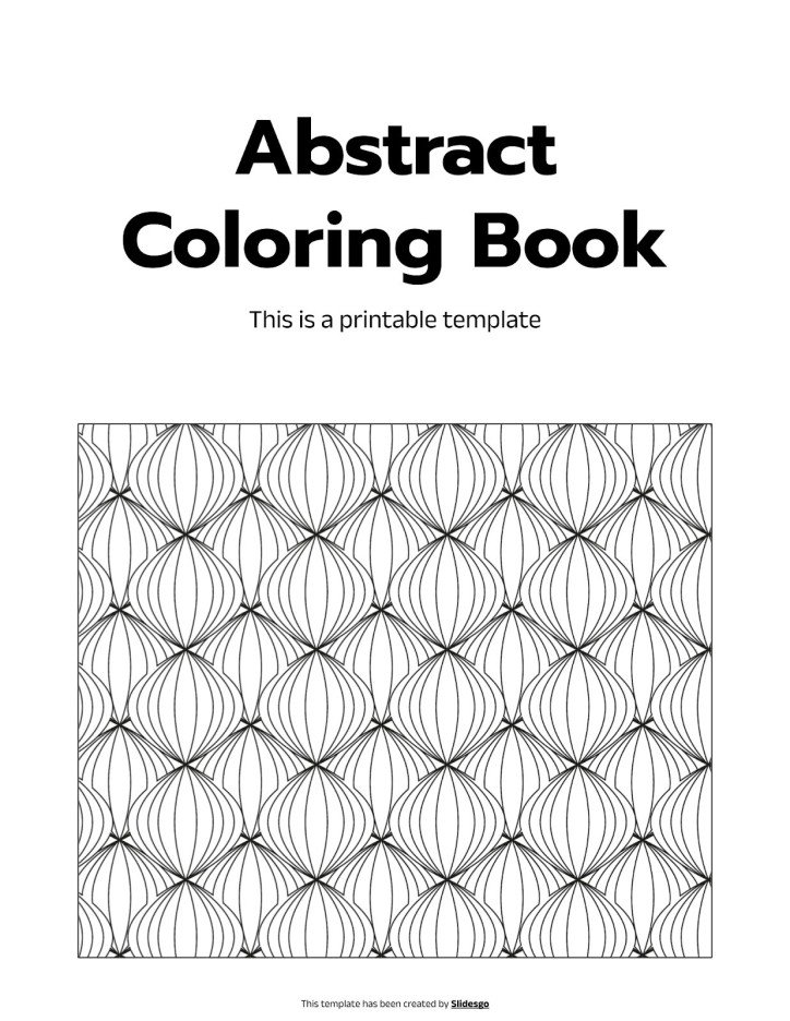 Free Coloring Book Google Slides and Powerpoint templates