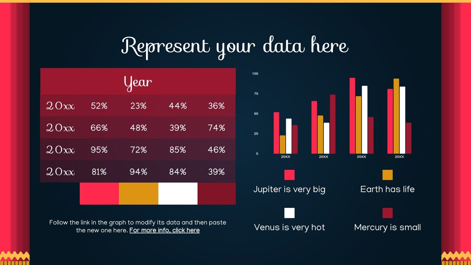 Open Curtain Presentation Template Presentation