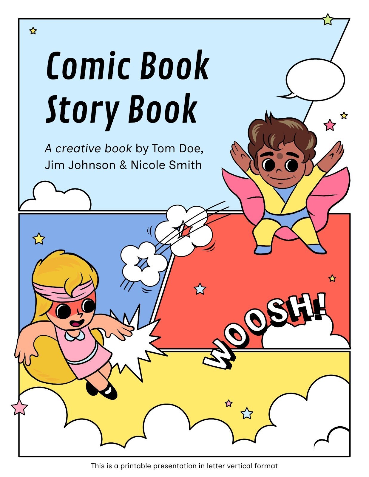 Free Google Slides & PPT templates related to Comic Books