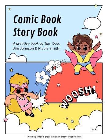 Comic Book Story Book Presentation